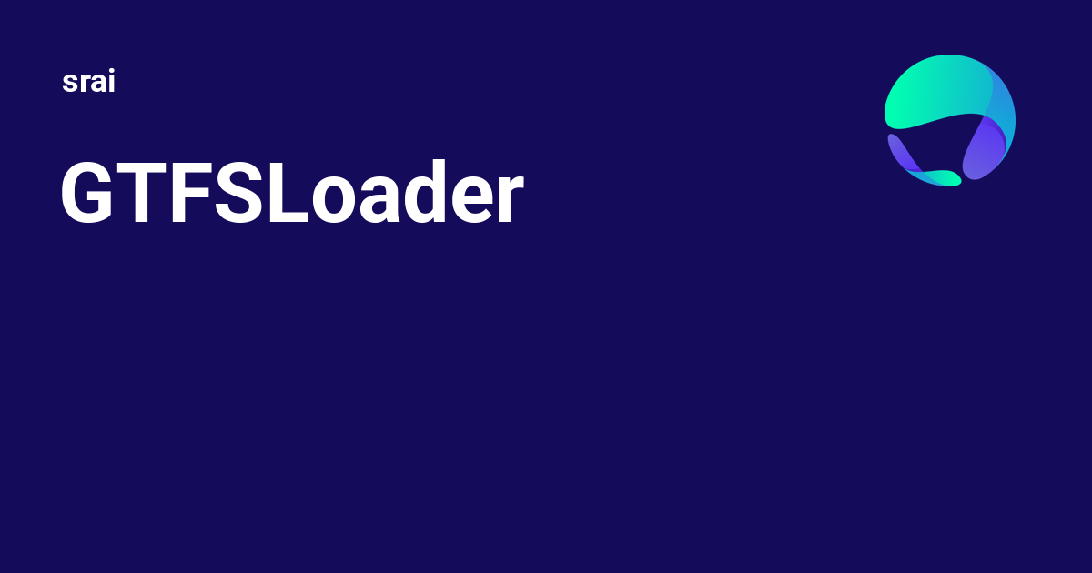 GTFSLoader - srai